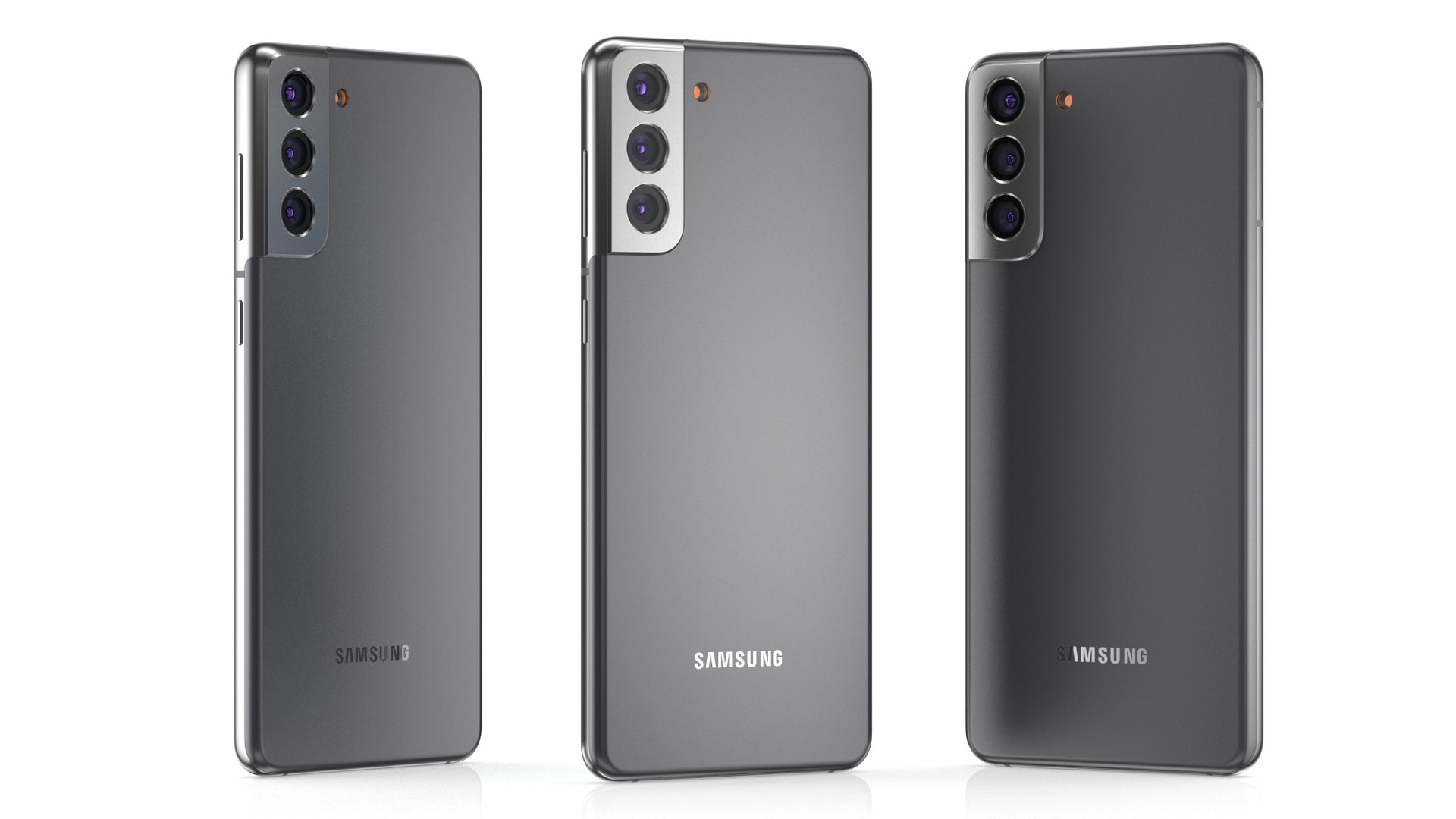 Samsung Galaxy S21 Plus Phantom Gray 3D model - TurboSquid 1718061