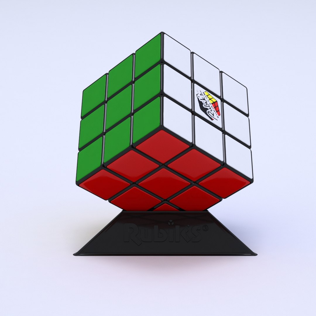 3d Rubik Puzzle Cube Model
