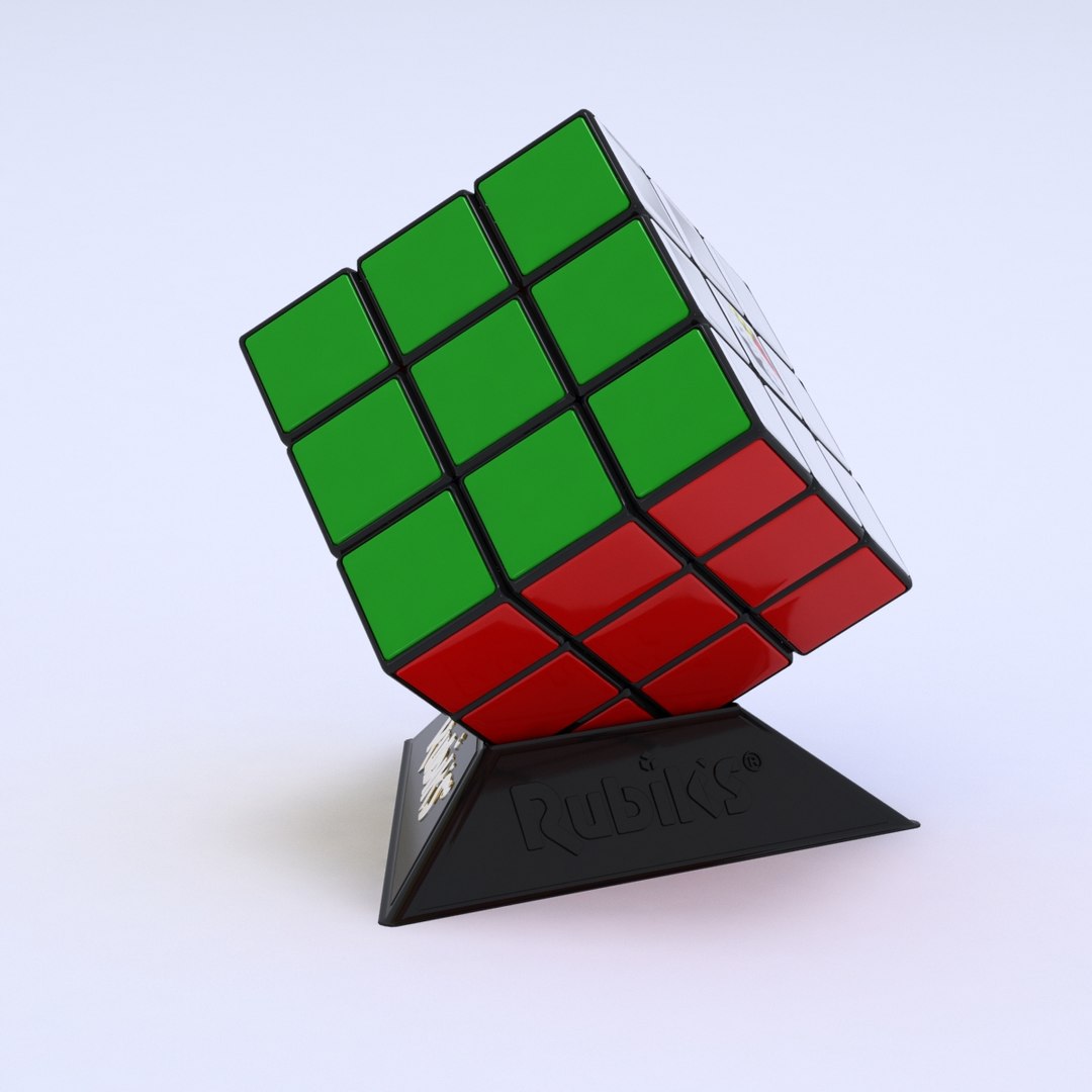 3d Rubik Puzzle Cube Model