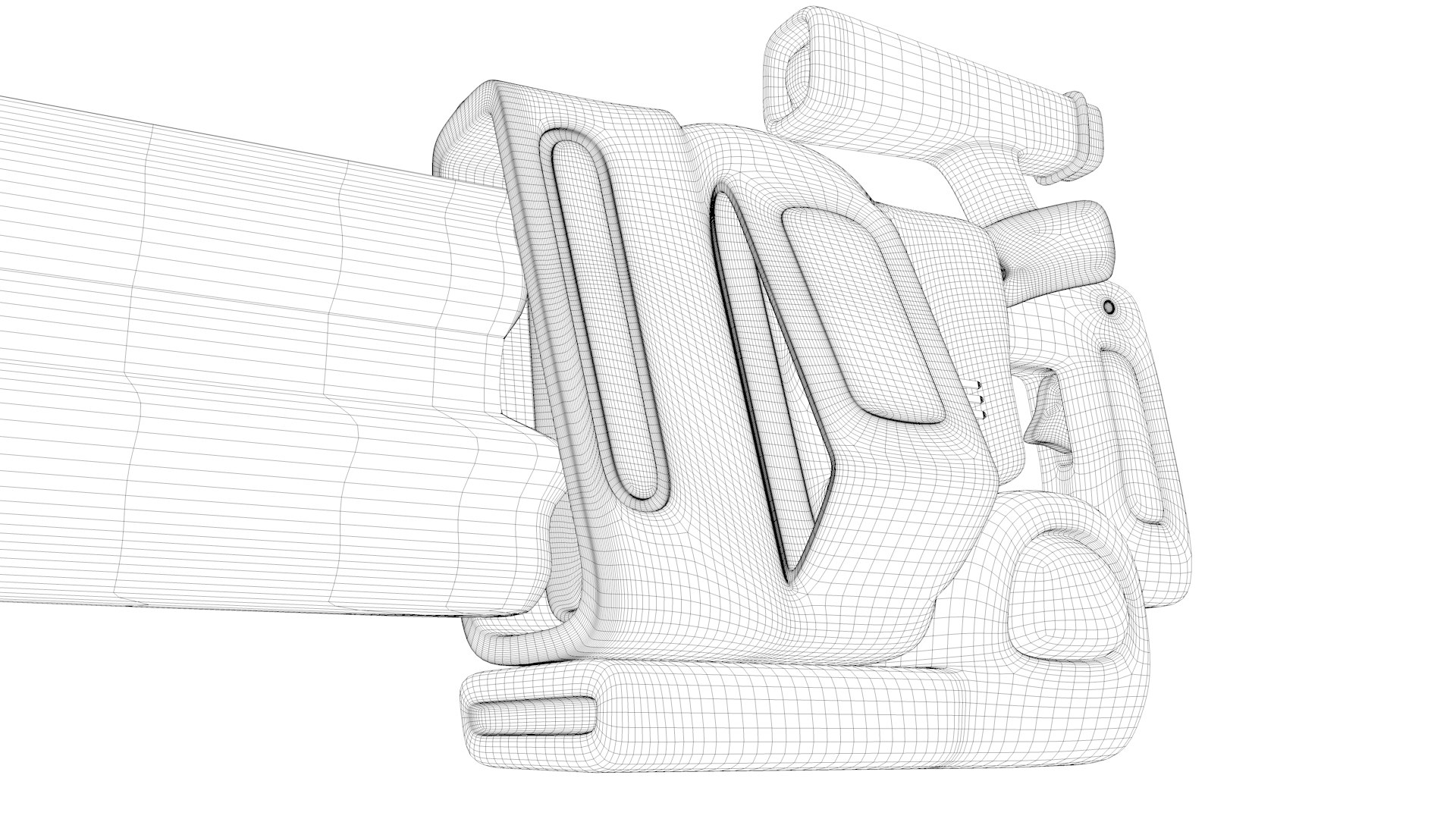 Cartoon-style Game Weapon Gun Props With A Sense Of Technology 3D Model ...