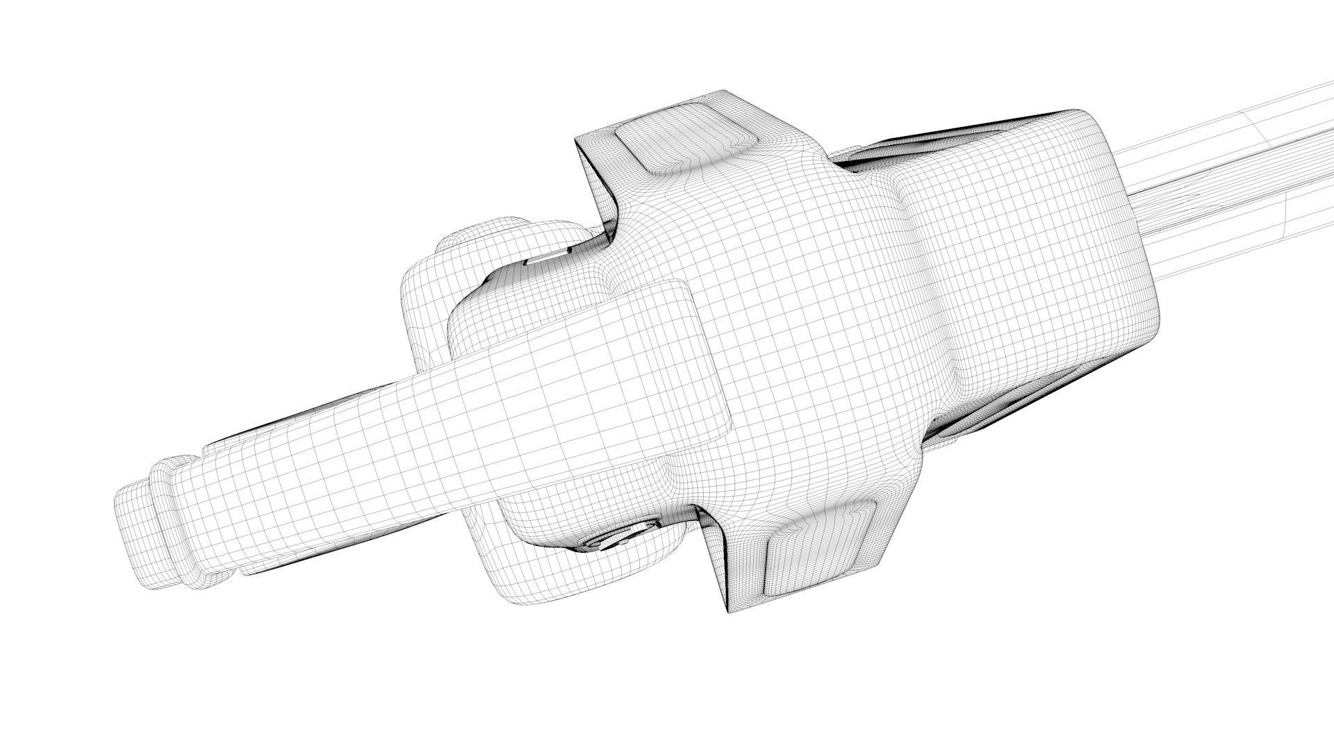 Cartoon-style Game Weapon Gun Props With A Sense Of Technology 3D Model ...