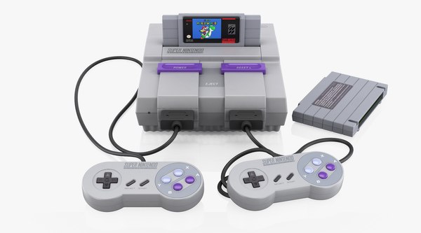 Super nintendo snes model - TurboSquid 1271420