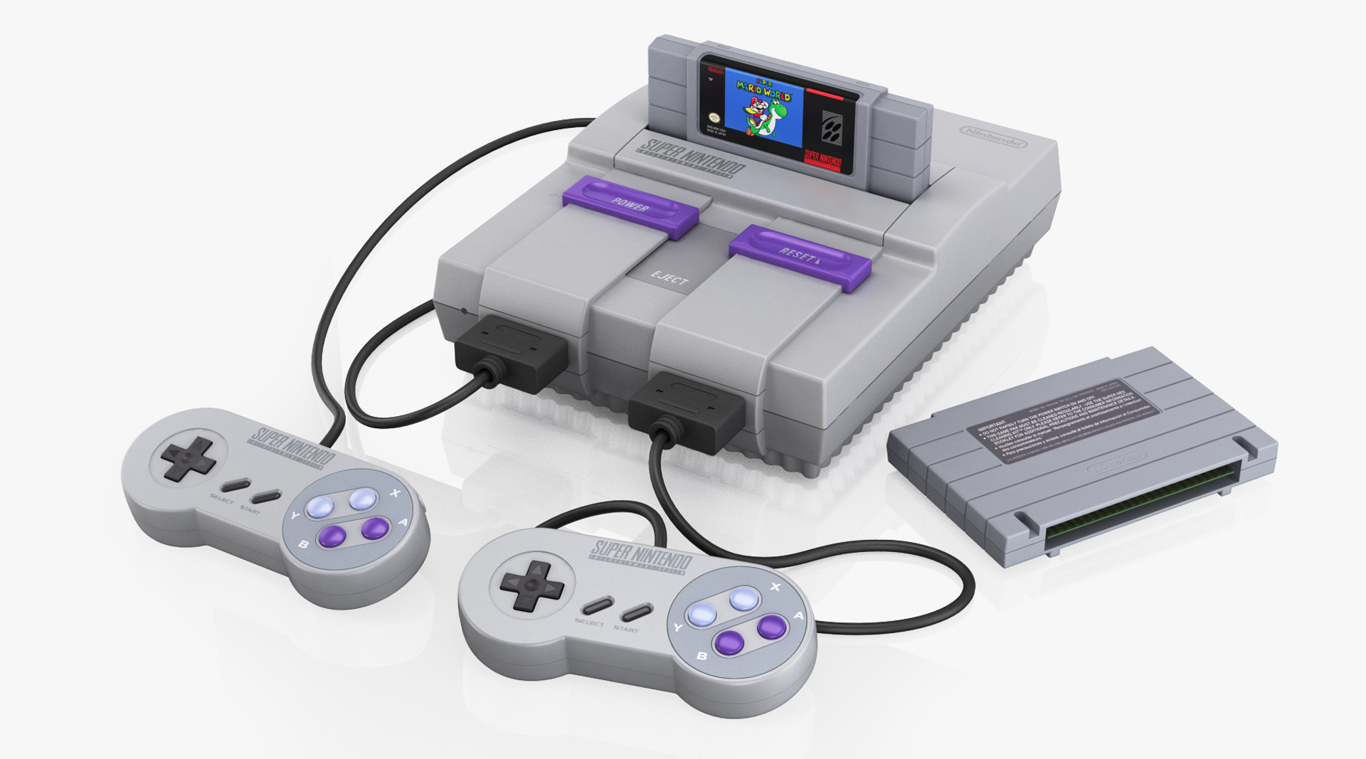 Super nintendo snes model - TurboSquid 1271420
