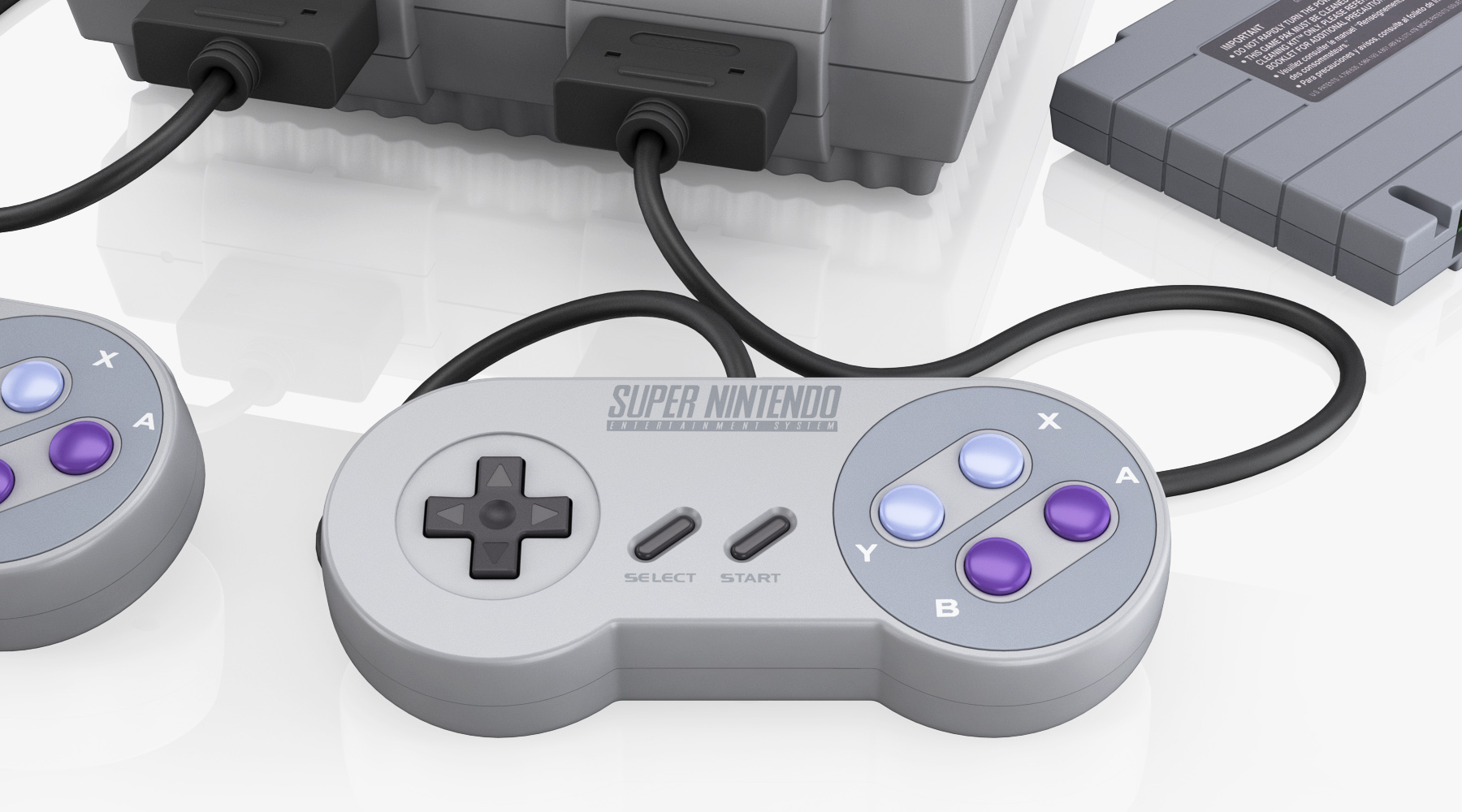 modelo 3d Super Nintendo SNES - TurboSquid 1271420