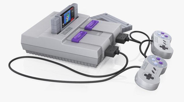 modelo 3d Super Nintendo SNES - TurboSquid 1271420