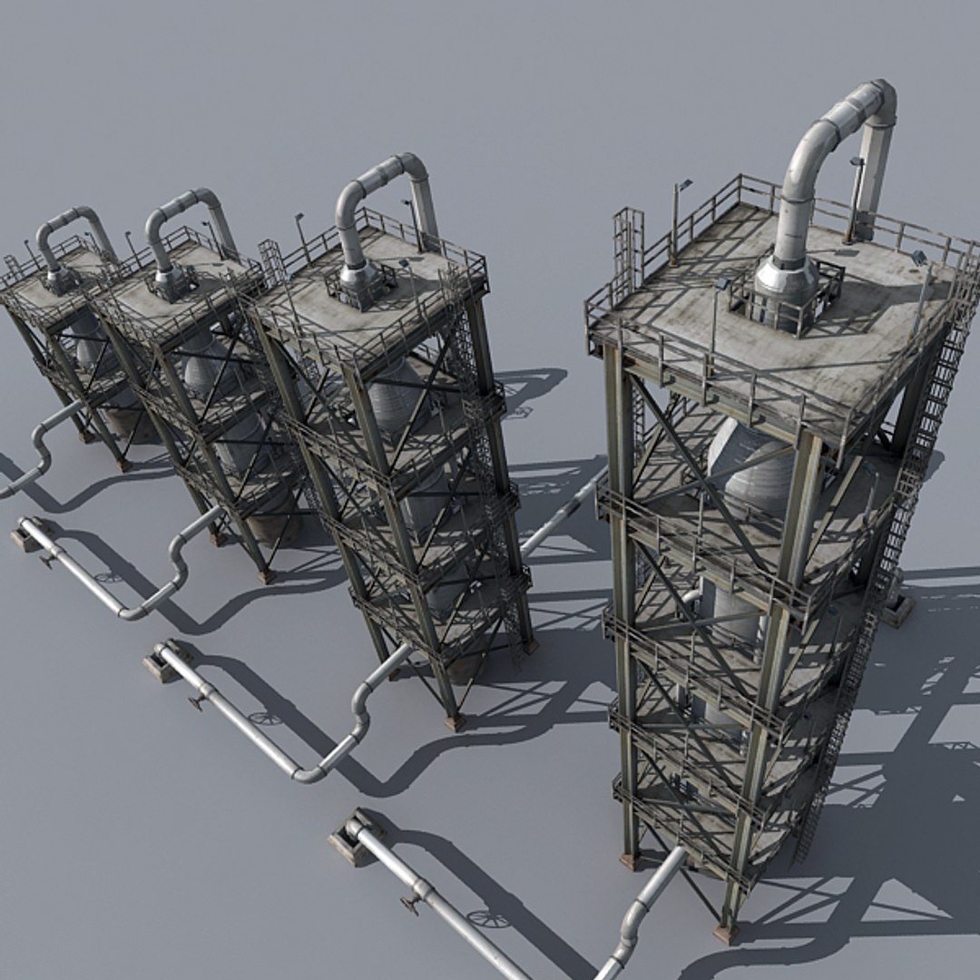3d refinery parts