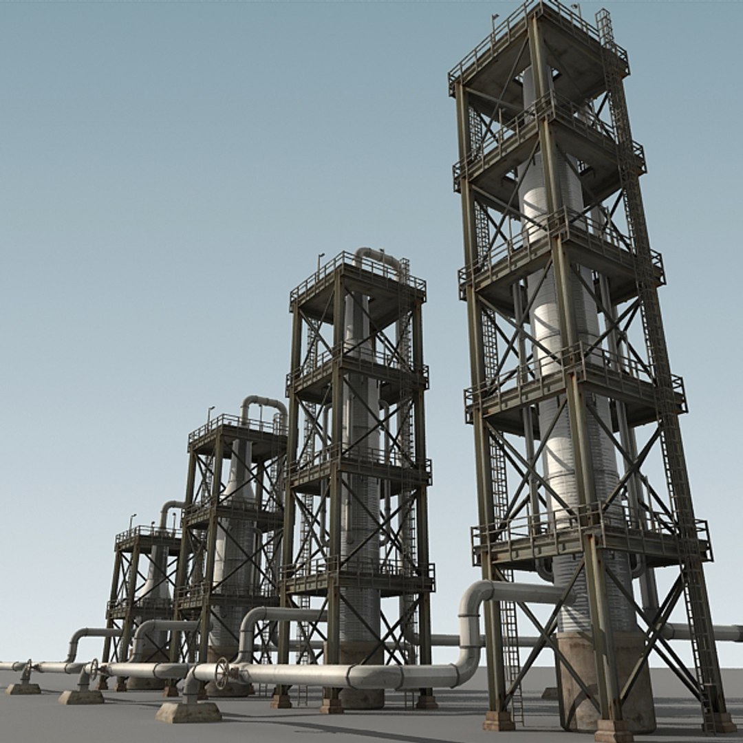 3d refinery parts