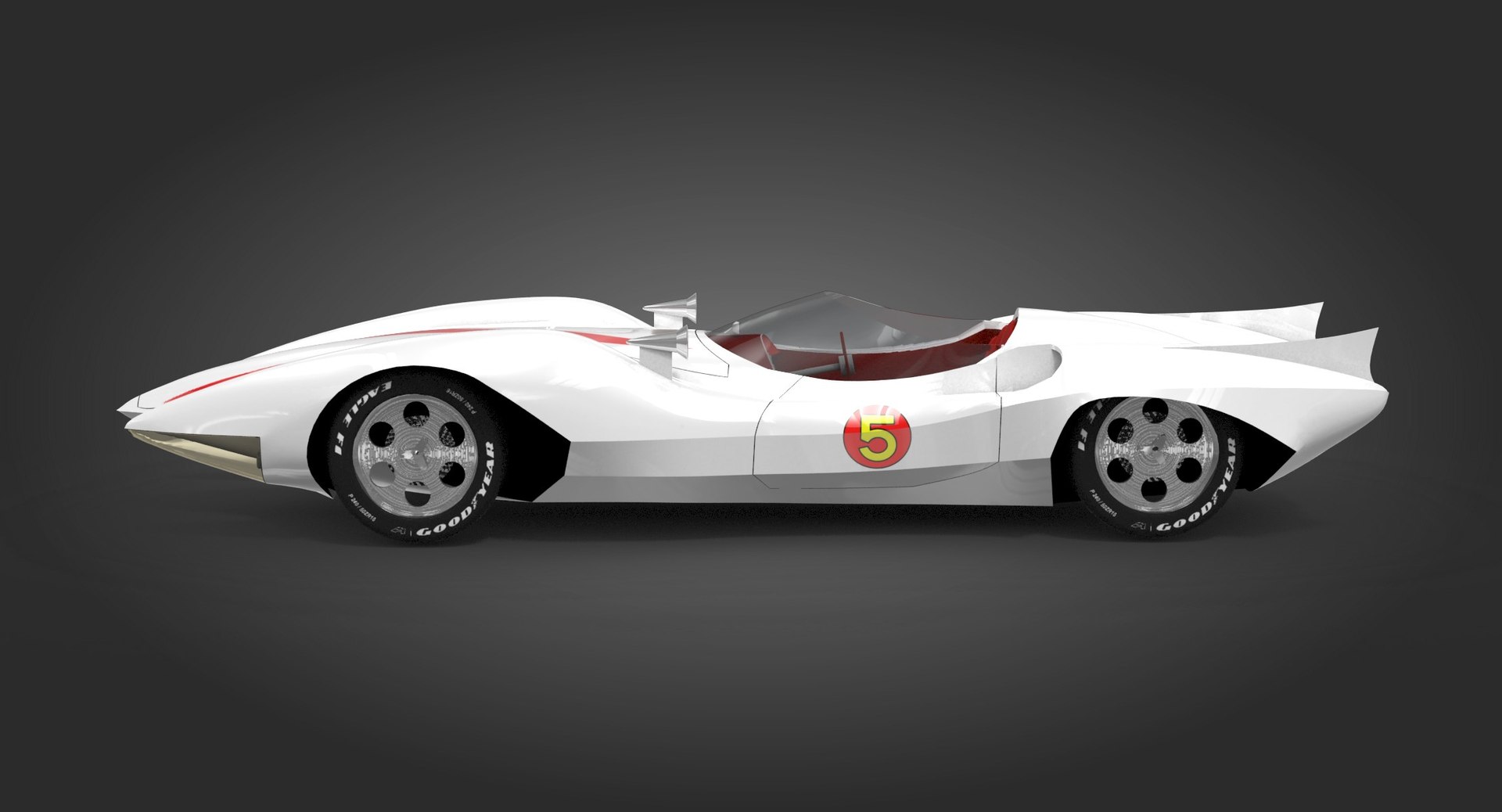 3d 3ds Mach 5 Car Speed