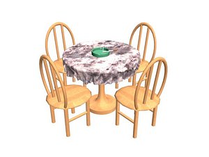 Free 3D Cafe Table Models - Available For Download On TurboSquid