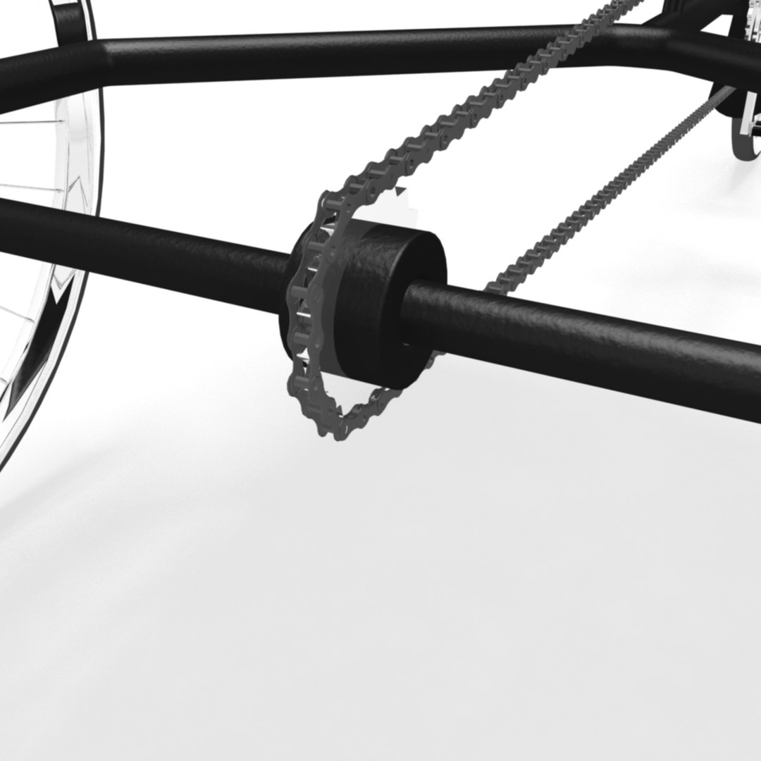 3d model cycle rickshaw