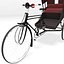 3d model cycle rickshaw
