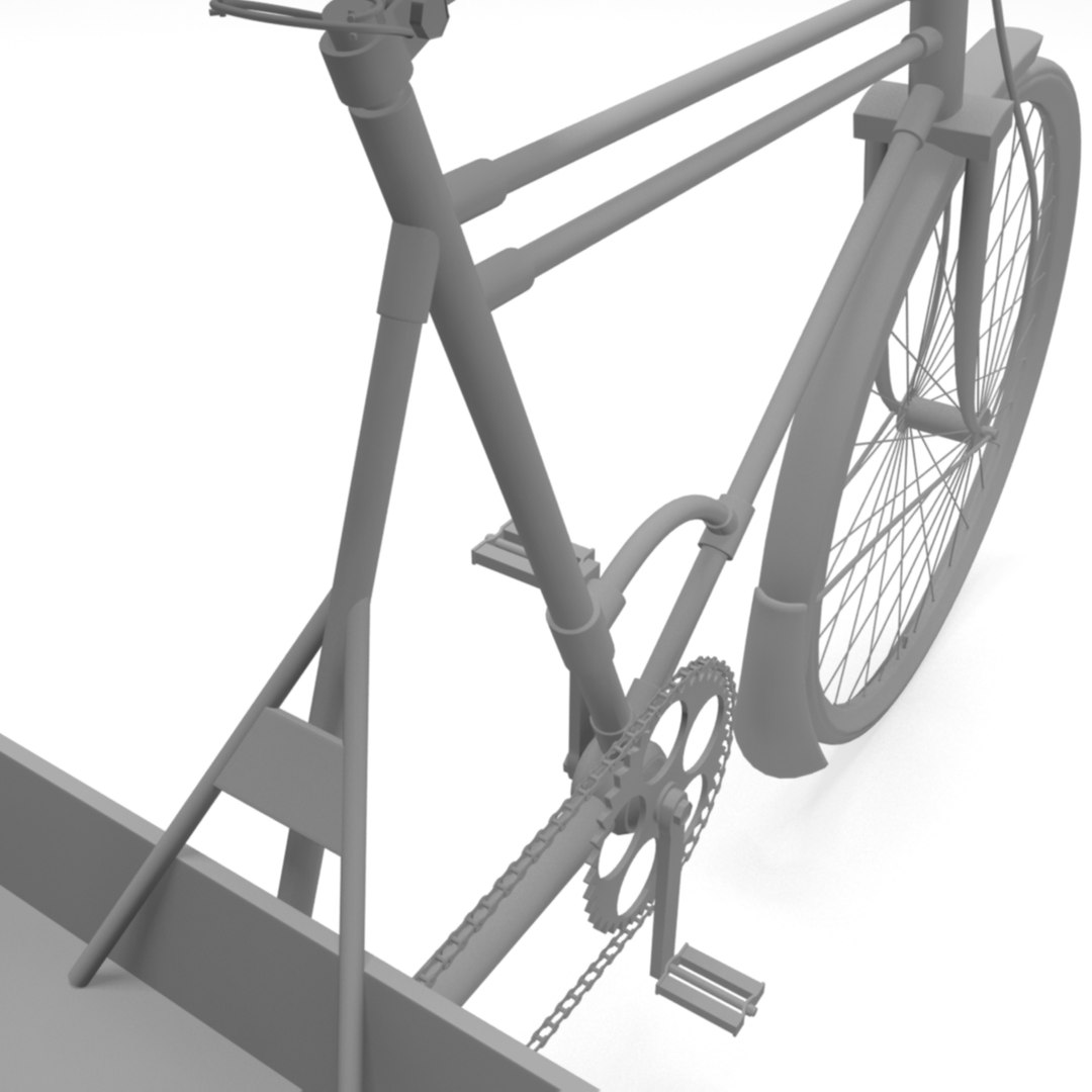 3d model cycle rickshaw
