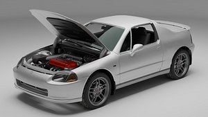 Animated And Rigged Free Autocad Dwg Honda Gx200 Dwg 3D Models With ...