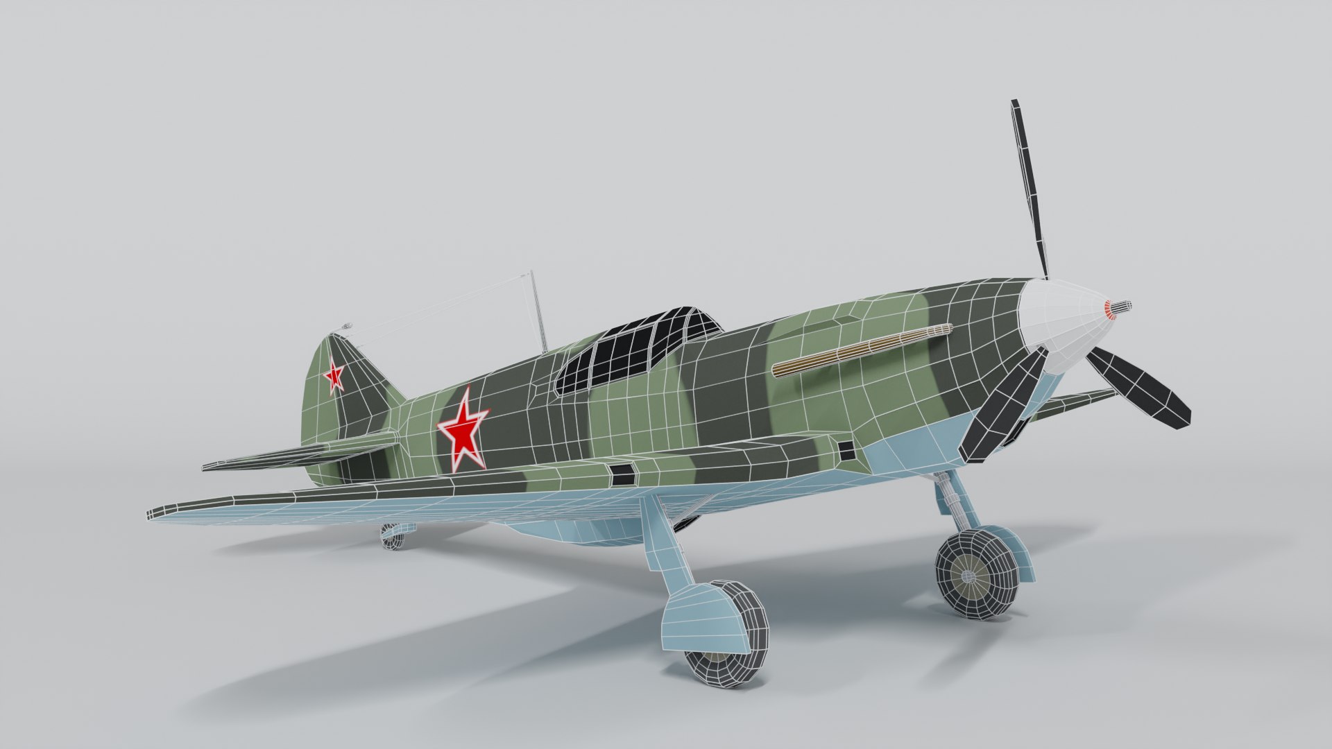 Lavochkin Lagg-3 Wwii Airplane 3D - TurboSquid 1664367