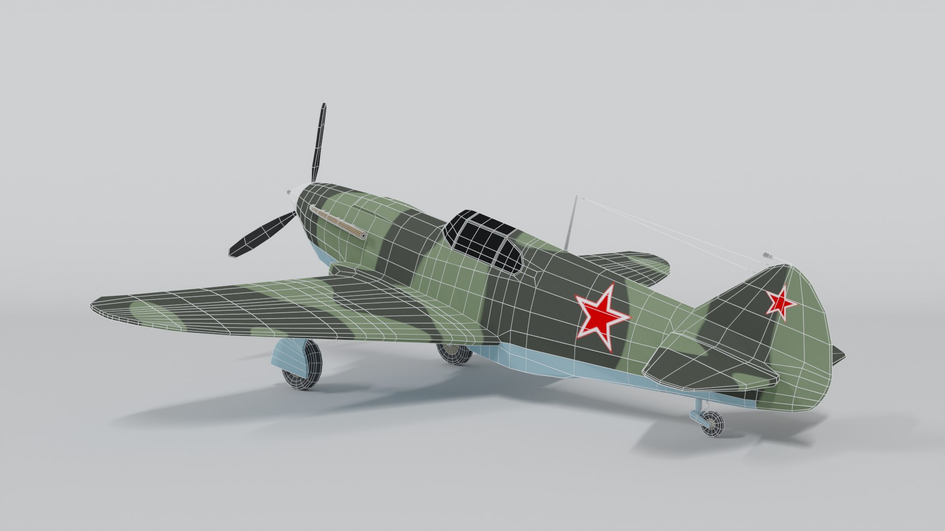 Lavochkin Lagg-3 Wwii Airplane 3D - TurboSquid 1664367