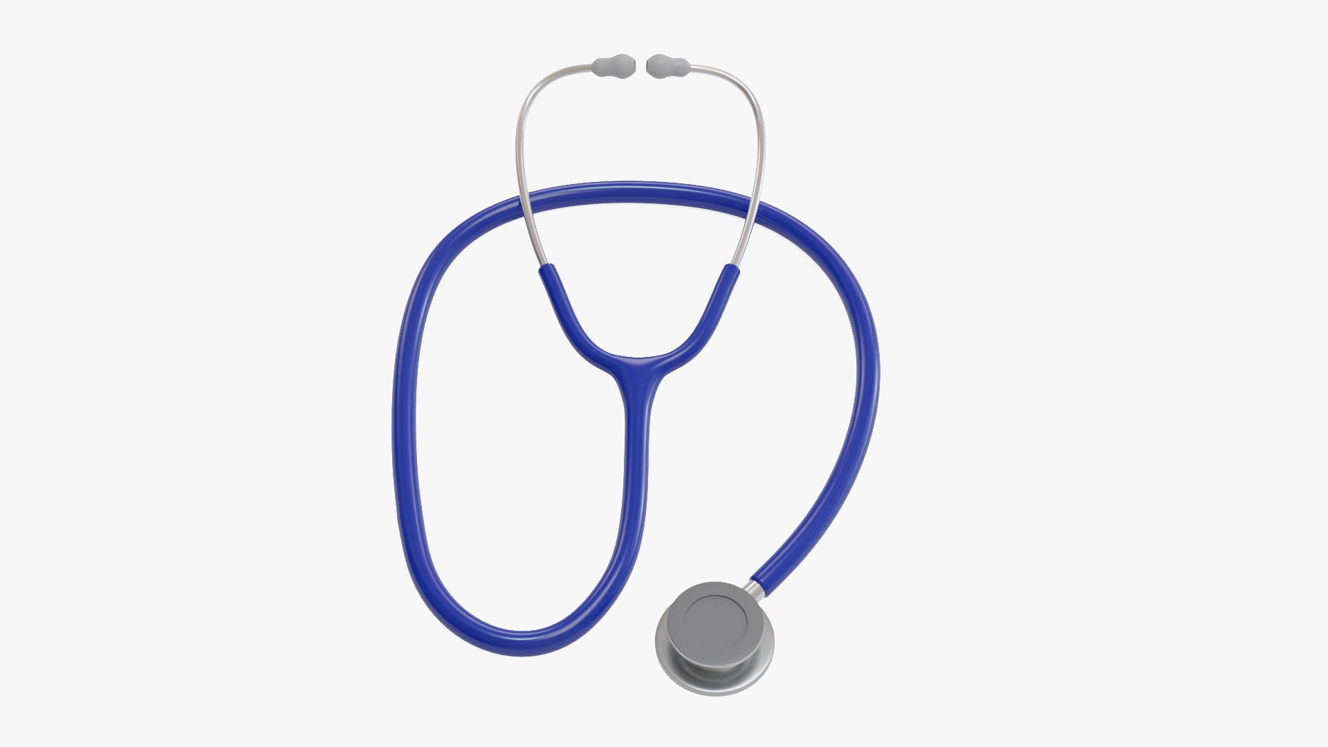 Stethoscope Blue 3D Model - TurboSquid 1891069