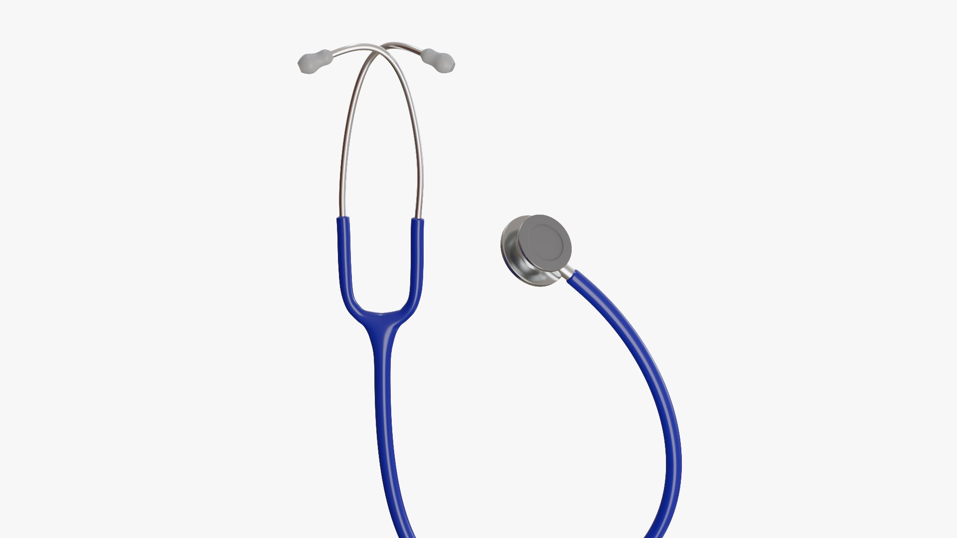 Stethoscope Blue 3D Model - TurboSquid 1891069