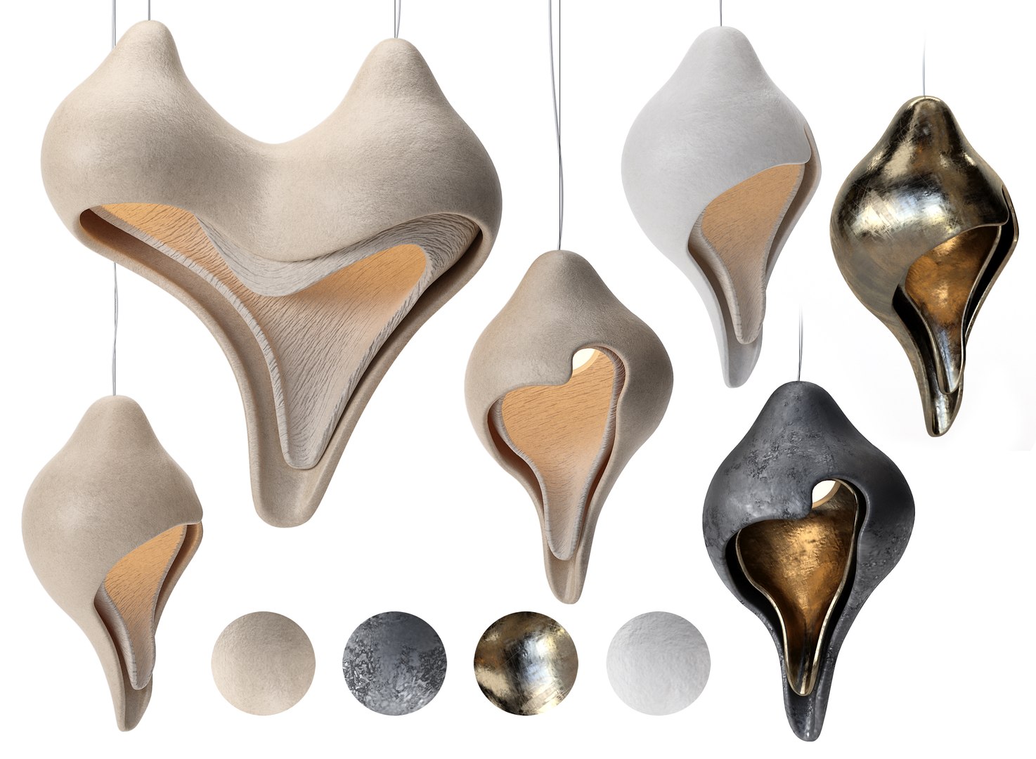 Pendants Exclusive Collection 3D Model - TurboSquid 2356344