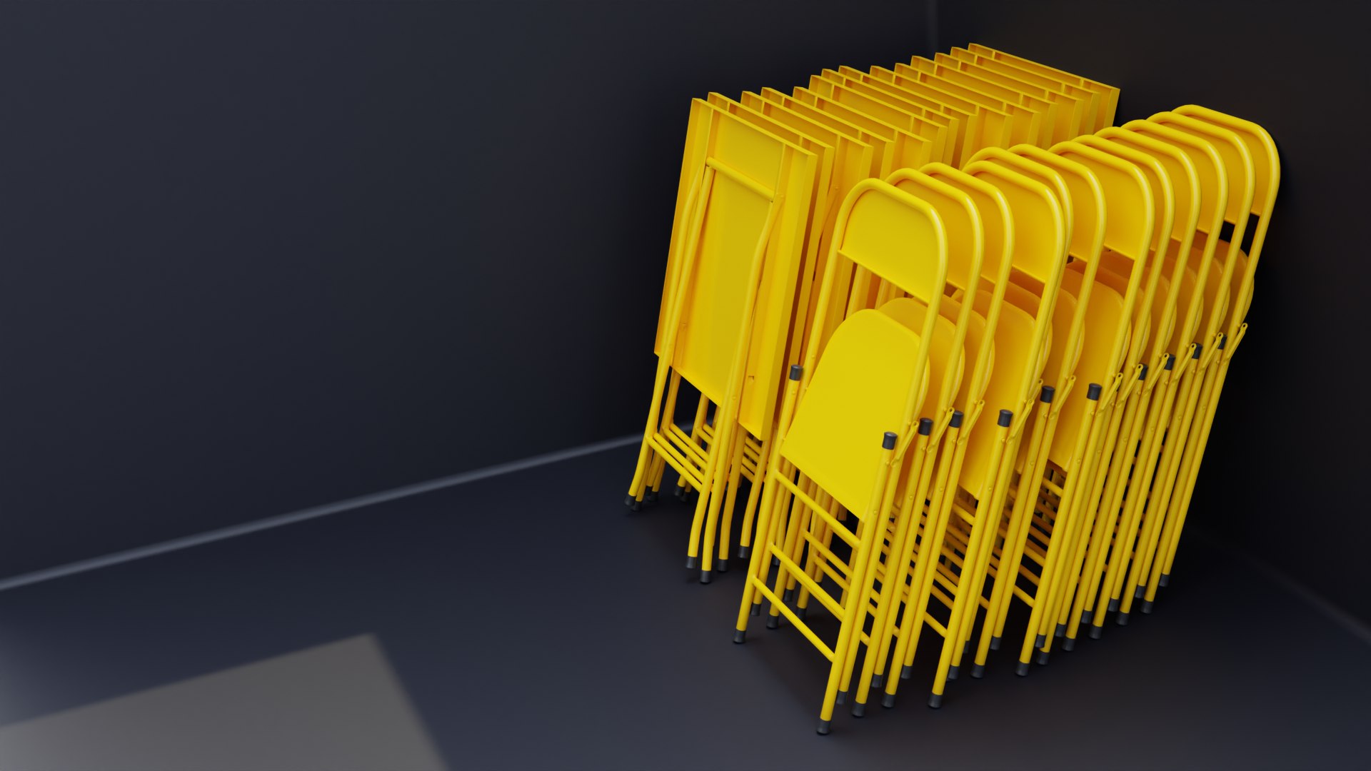 Folding Chair And Table 3D Model - TurboSquid 1859636