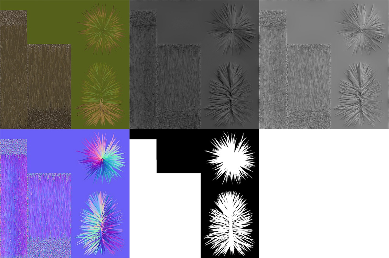 3D Joshua Tree Low Poly Model - TurboSquid 2286847