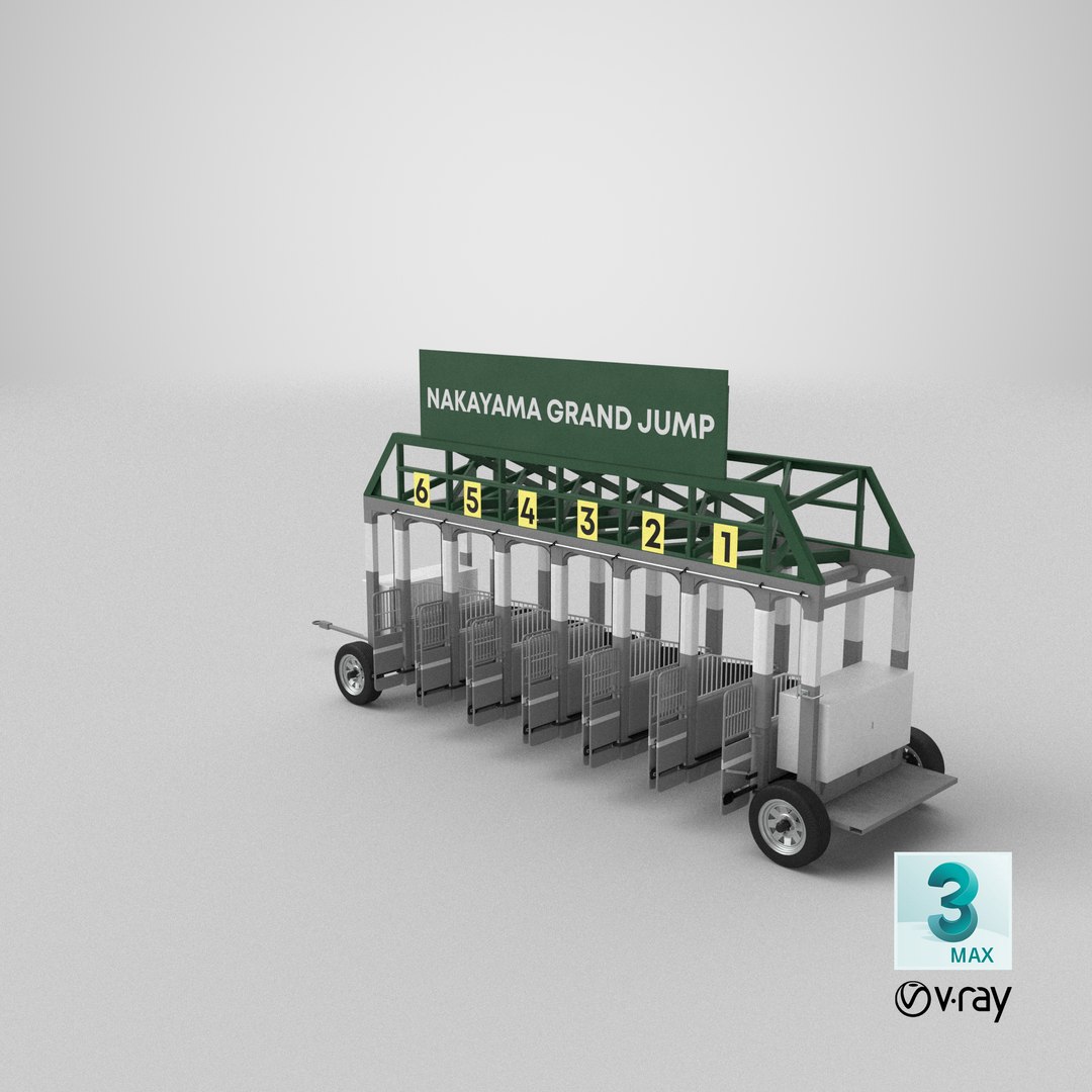 Horse Racing Starting Gates 3D - TurboSquid 1639891