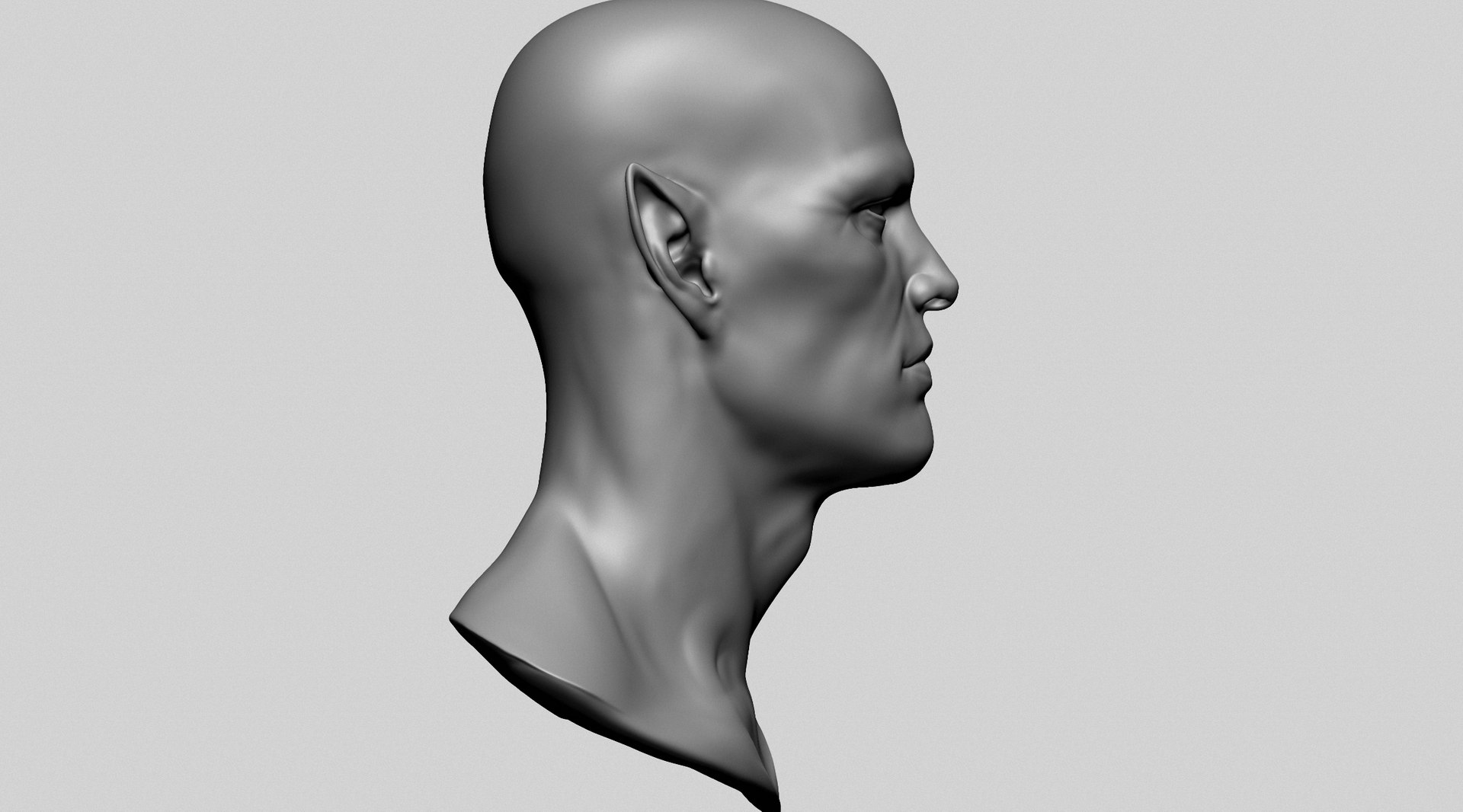 3D Male Head M Model - TurboSquid 2198830