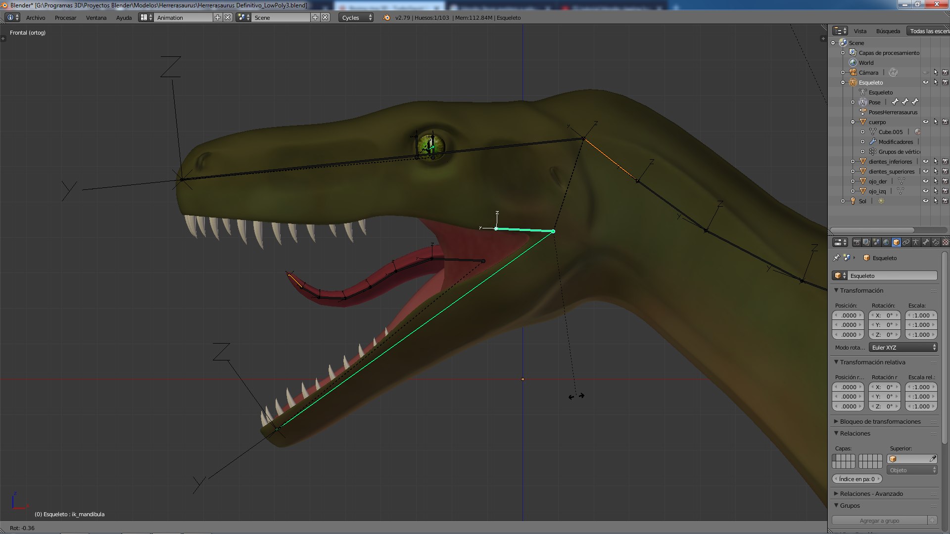 3D Model Dinosaur Herrerasaurus - TurboSquid 1395923