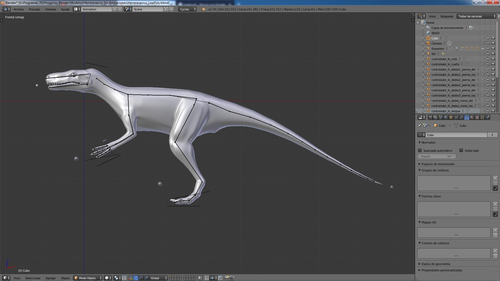 3D Model Dinosaur Herrerasaurus - TurboSquid 1395923