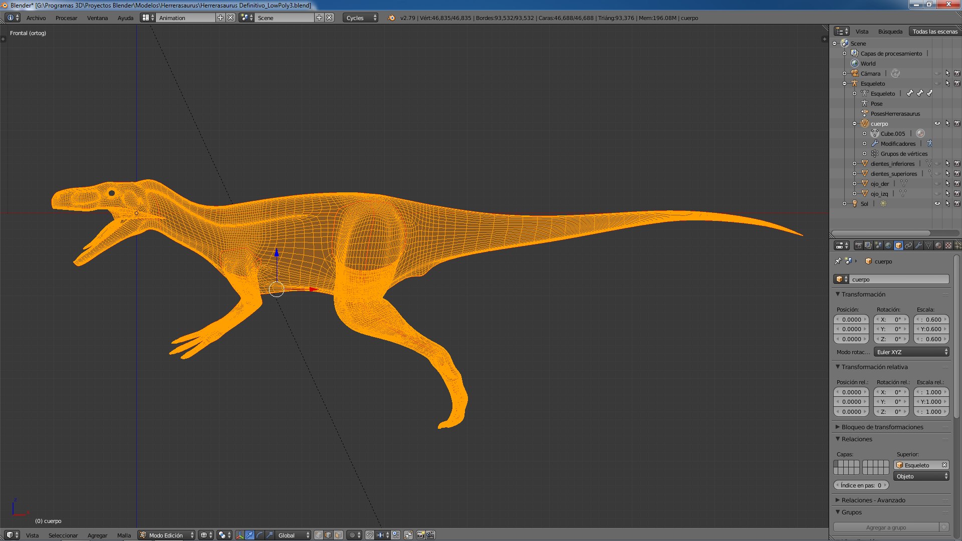 3D Model Dinosaur Herrerasaurus - TurboSquid 1395923