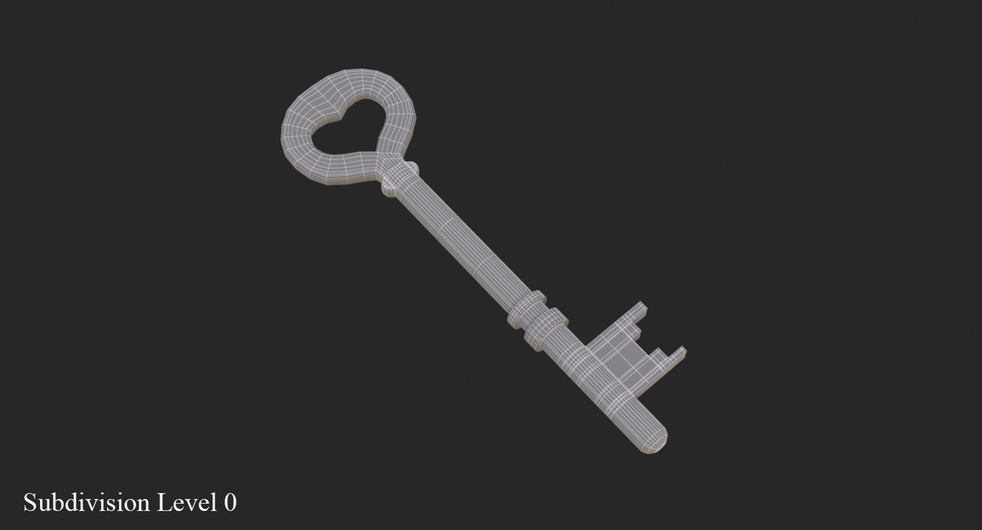3D Golden Key - TurboSquid 1276111