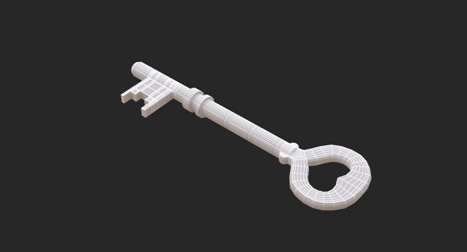 3D Golden Key - TurboSquid 1276111