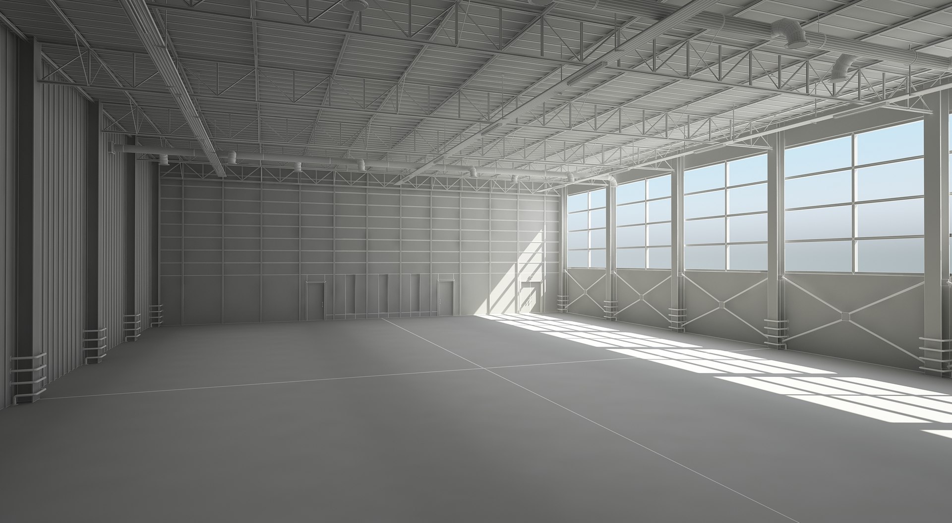 Warehouse Logistics Building 3D Model - TurboSquid 1395897