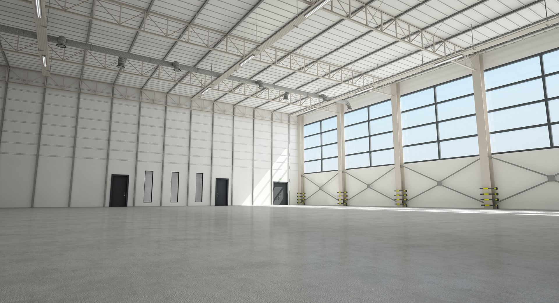 Warehouse Logistics Building 3D Model - TurboSquid 1395897
