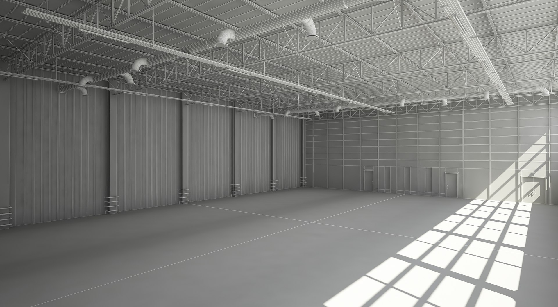Warehouse Logistics Building 3D Model - TurboSquid 1395897