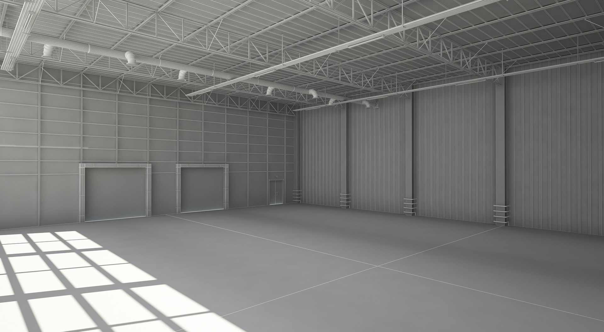 Warehouse Logistics Building 3D Model - TurboSquid 1395897