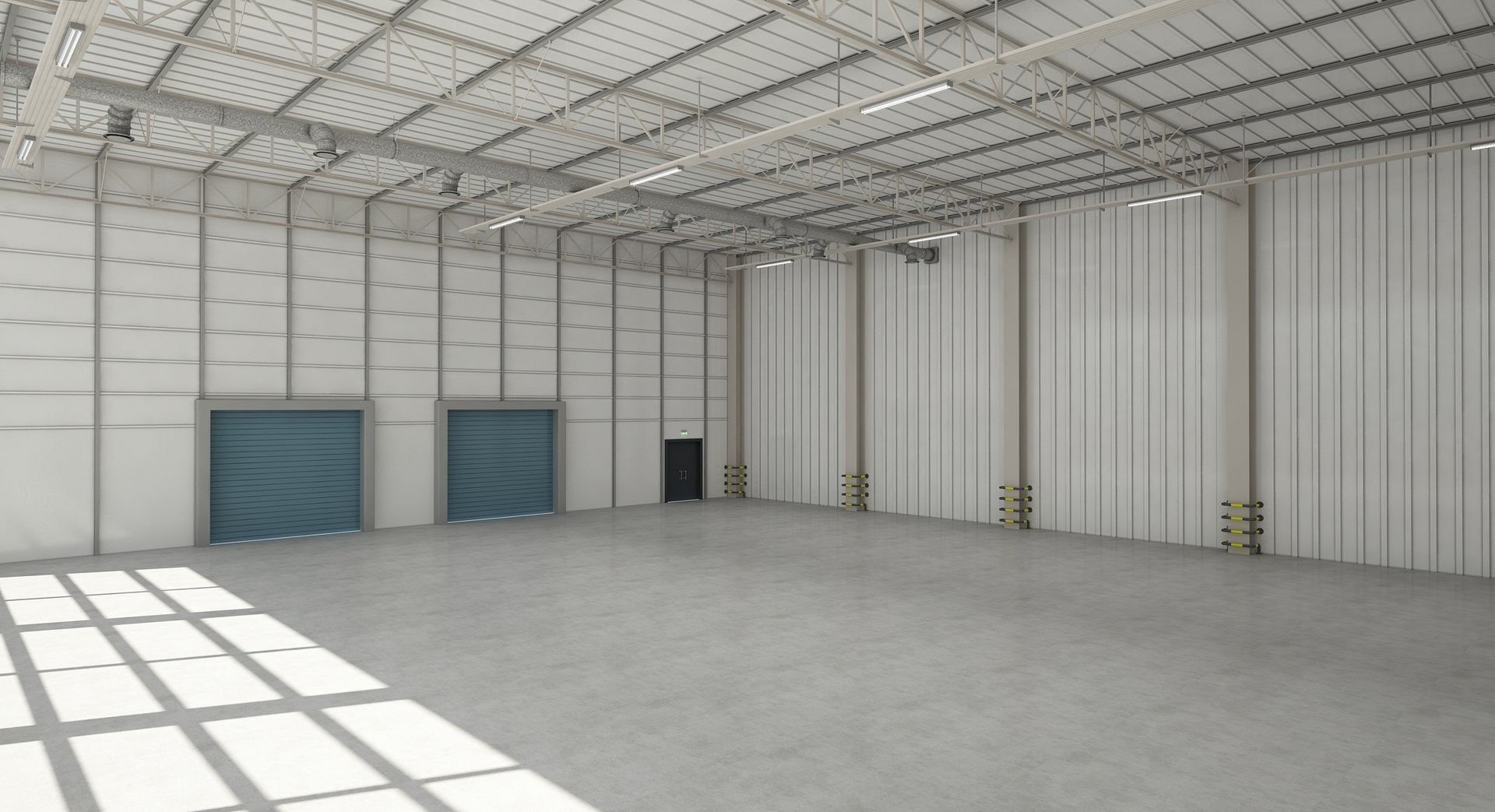 Warehouse Logistics Building 3D Model - TurboSquid 1395897