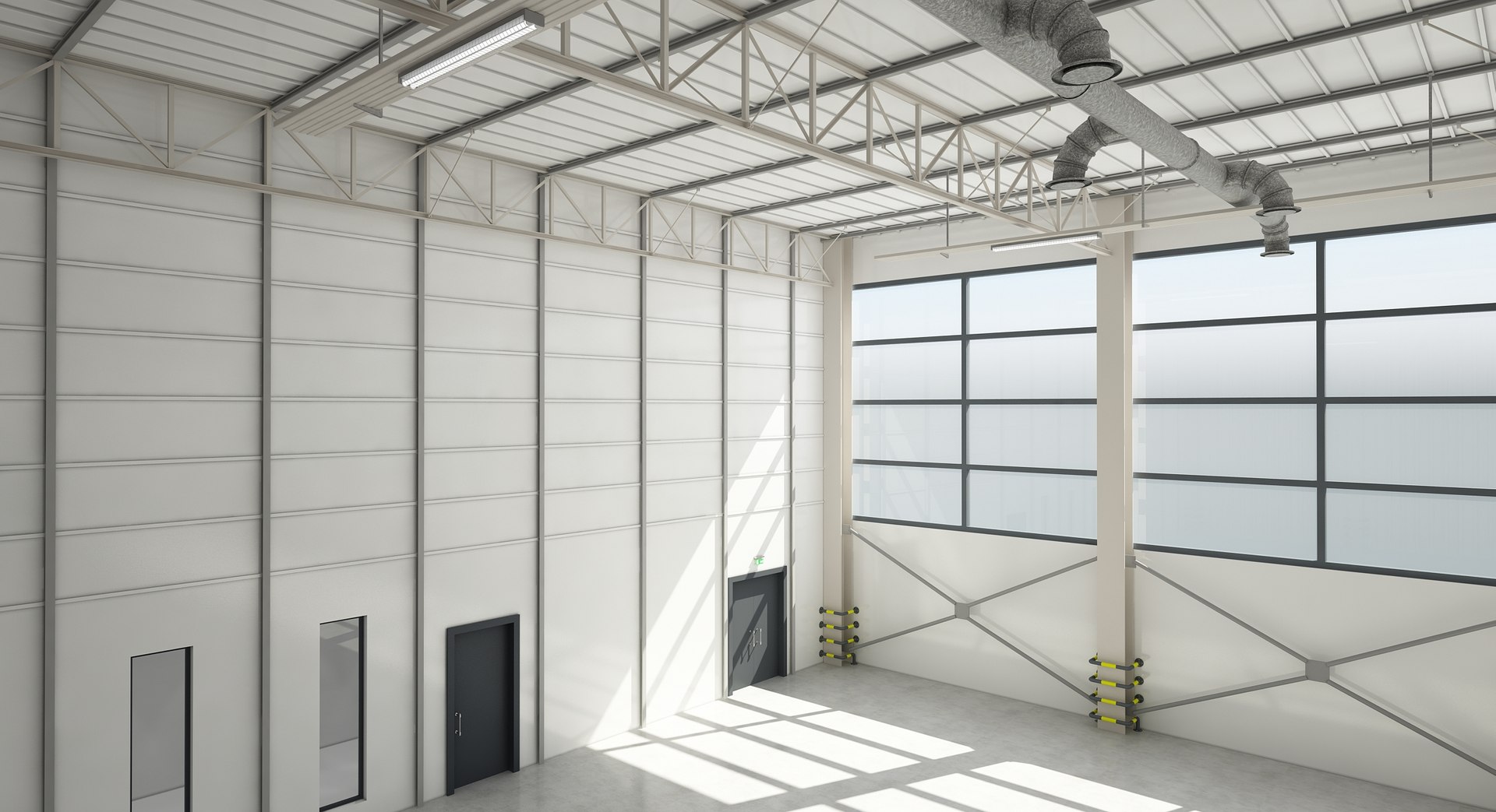 Warehouse Logistics Building 3D Model - TurboSquid 1395897