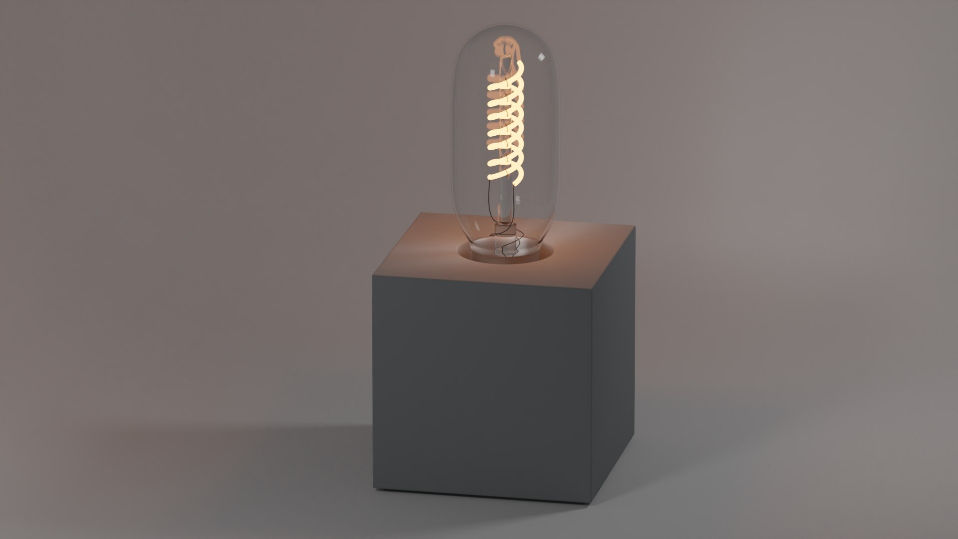 Cube Light Fixture Model - TurboSquid 2190443