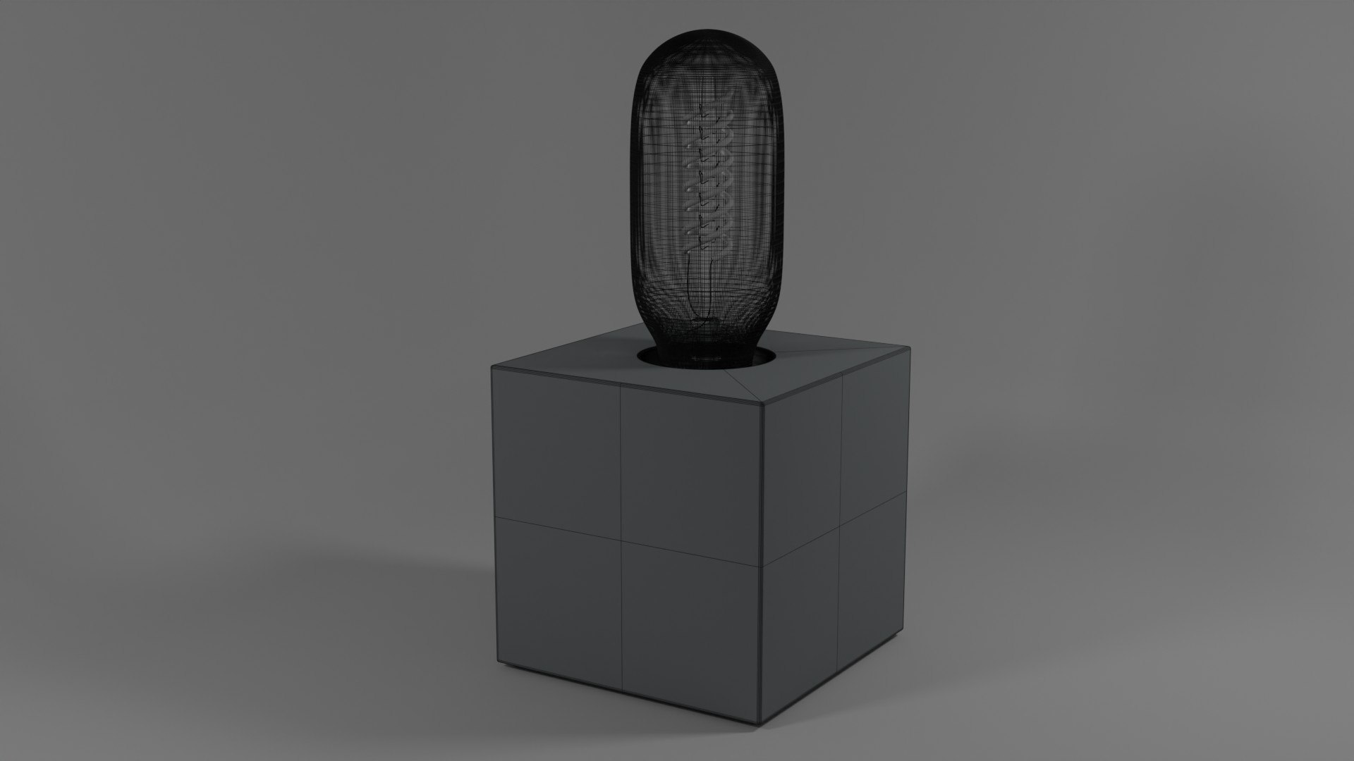 Cube Light Fixture Model - TurboSquid 2190443