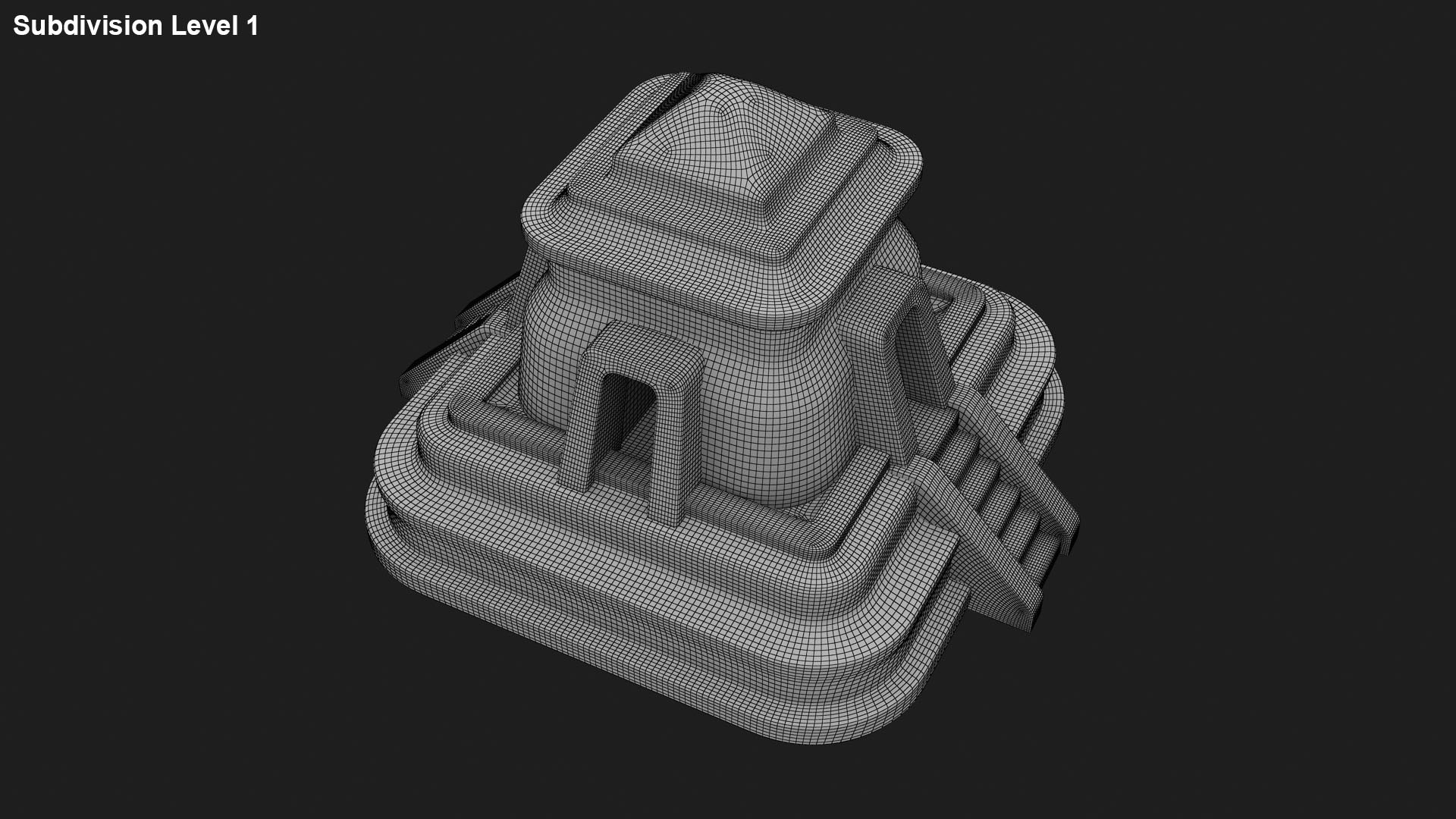 Temple Symbol 3D model - TurboSquid 2174898