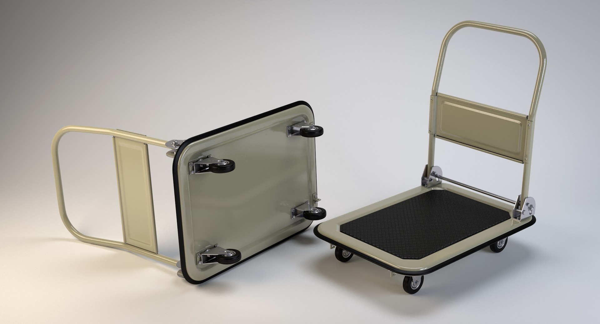 Foldable Platform Truck 3d X