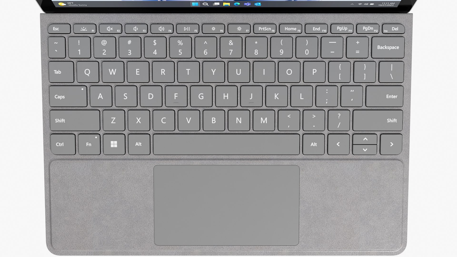 3D model Microsoft Surface Go 4 with Type Covers Mouse Pen All Colors ...