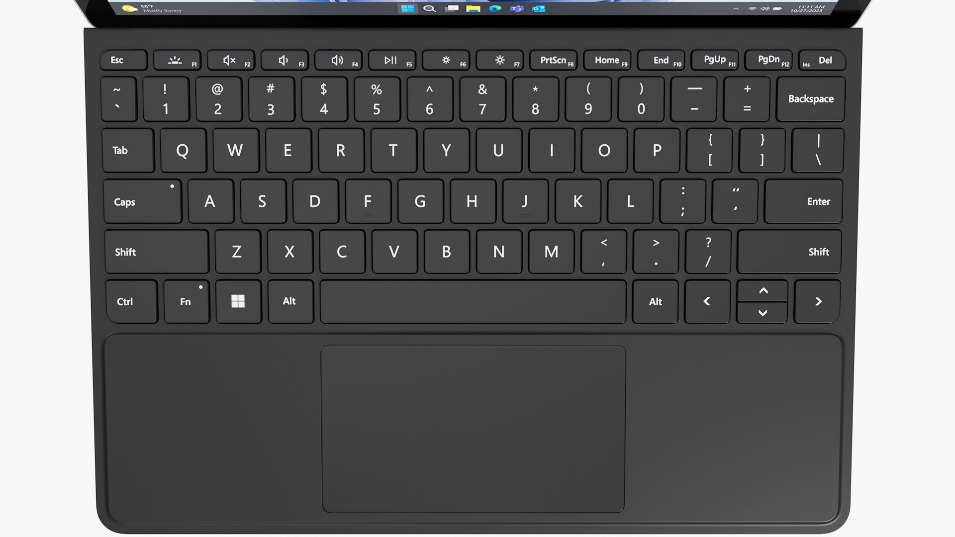 3D model Microsoft Surface Go 4 with Type Covers Mouse Pen All Colors ...