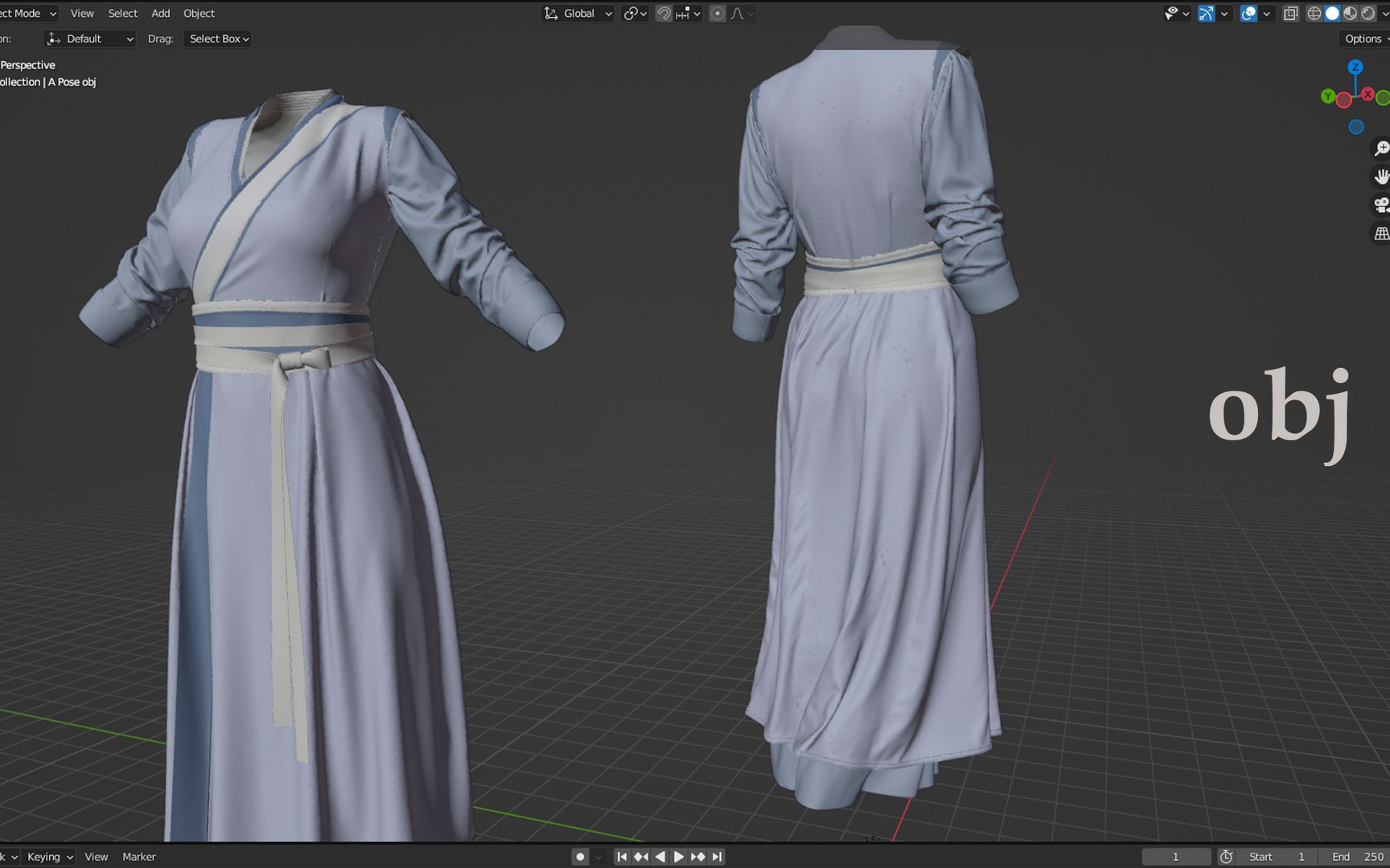3D Asian Women Clothing Model - TurboSquid 1949203