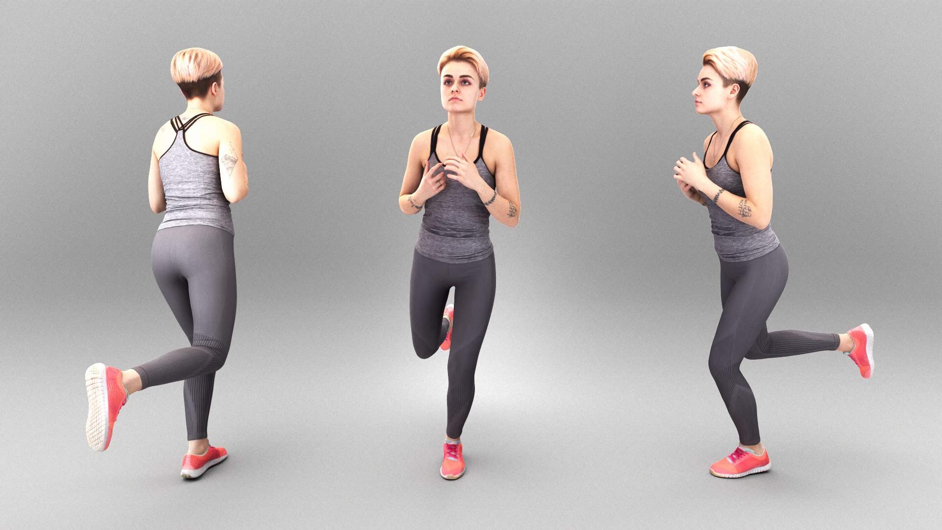 Running Woman 367 Model - TurboSquid 1962974