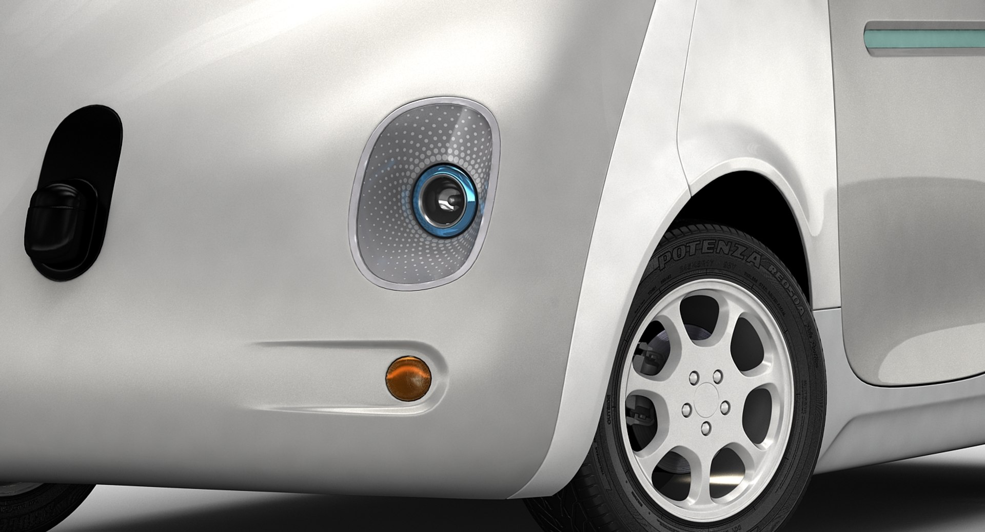 3d 2016 google self-driving car interior