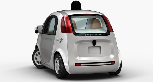 3d 2016 google self-driving car interior