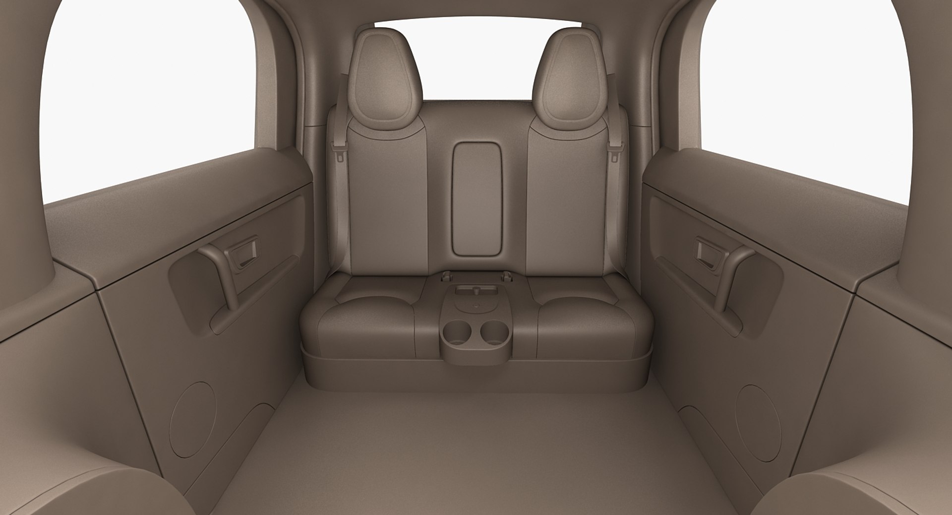 3d 2016 google self-driving car interior