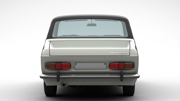Anadol A2 Sedan 1970 model - TurboSquid 2011659