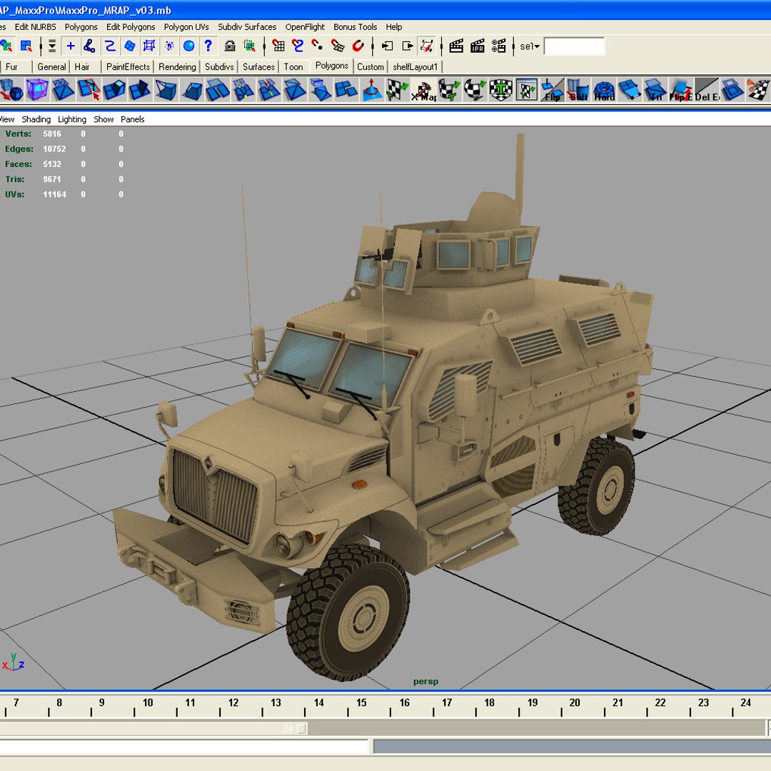 Maxxpro Mrap 3d Model